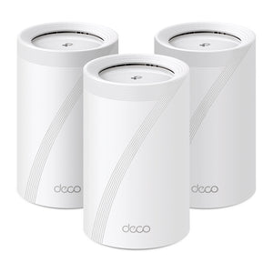 Deco BE9300, Whole Home Mesh Wi-Fi 7 work with Alexa, 3 packs