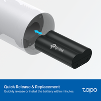Battery Pack, Work with Battery Cam and Doorbell, Quickly charged, Tap