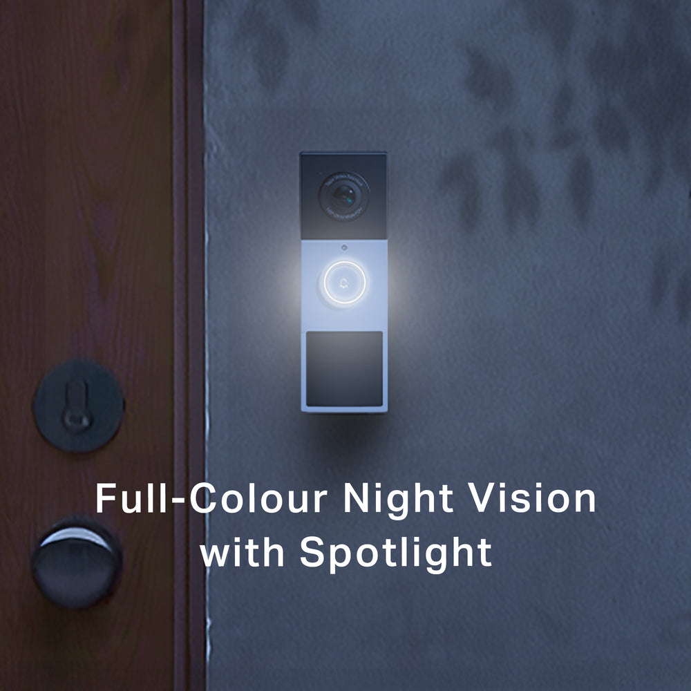 Battery Video Doorbell, Chime Included, Subscription-free, Tapo TD21