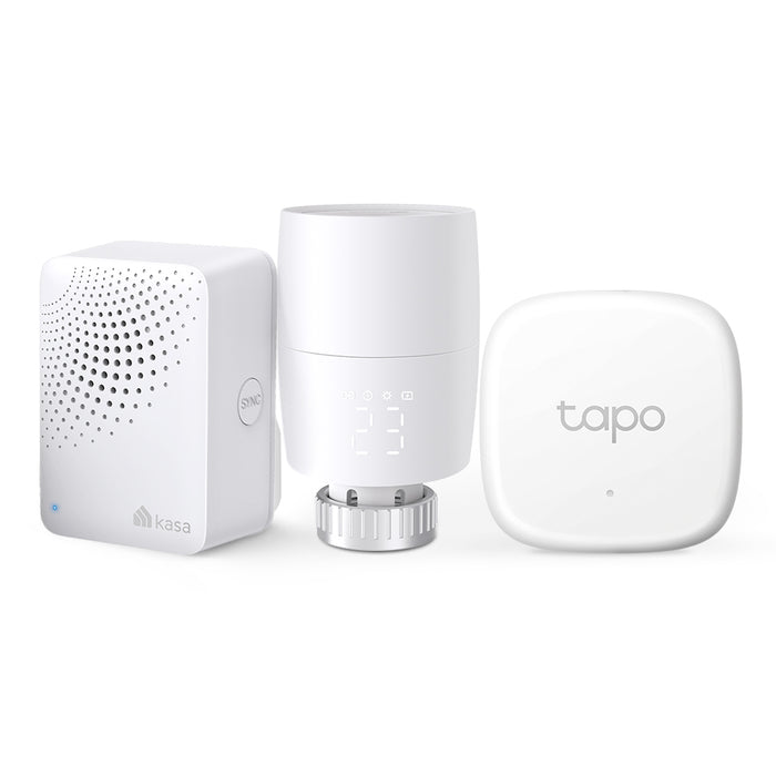 Kasa Smart Thermostatic Radiator Valve with Tapo Temperature Sensor T3