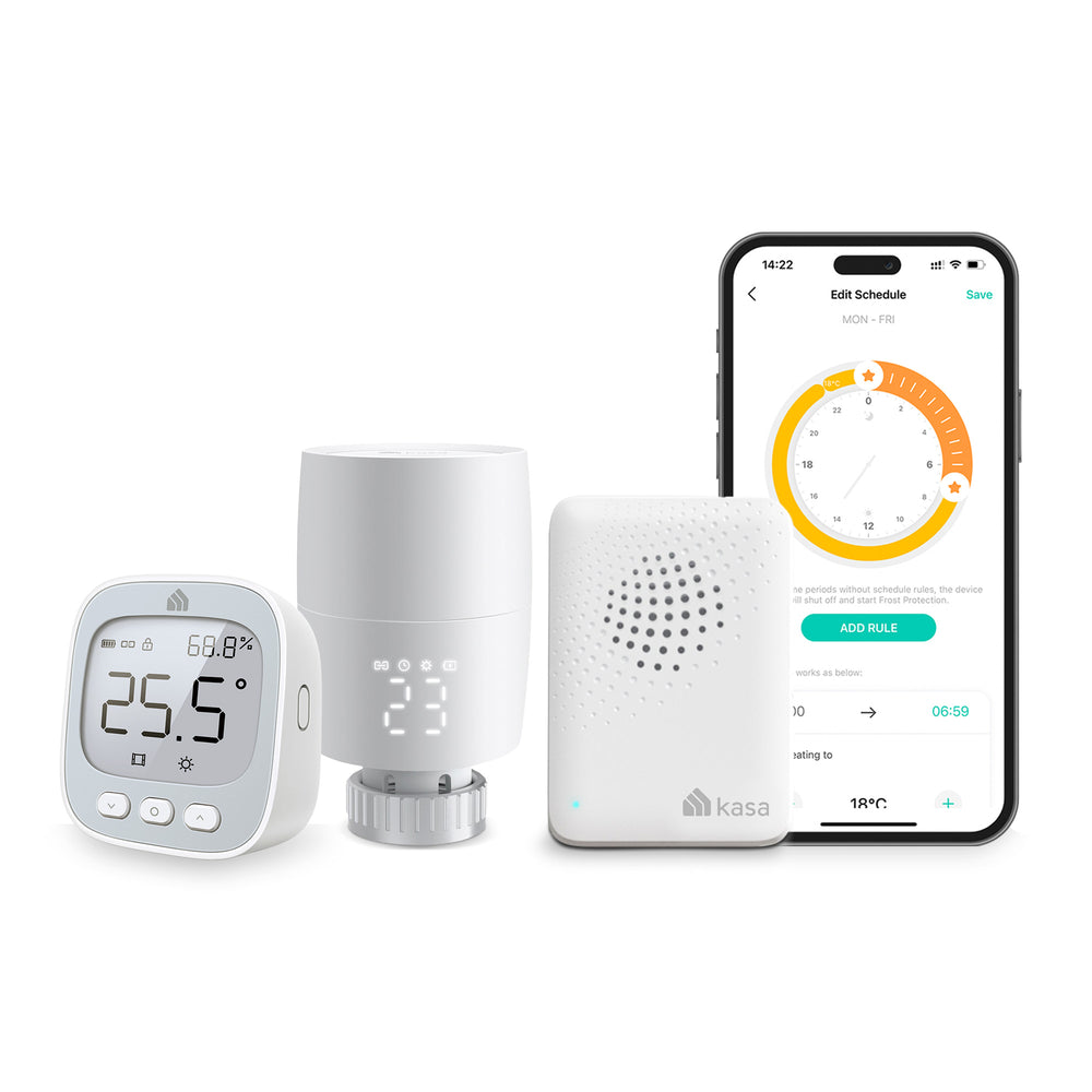 Kasa Smart Thermostatic Radiator Valves | Smart TRVs | Tapo UK