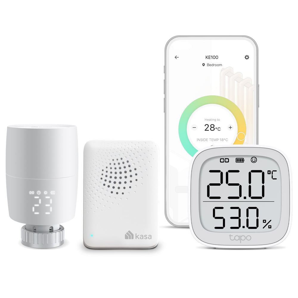 Kasa Smart Thermostatic Radiator Valve with Tapo Temperature LED Monit