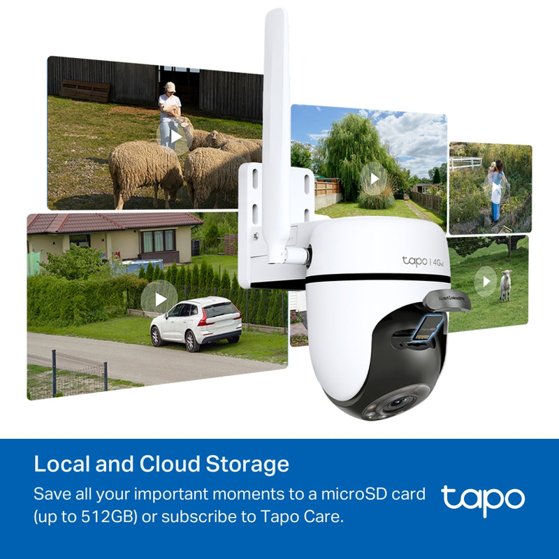 Tapo C501GW 4G LTE/PoE Outdoor Pan/Tilt/Zoom Security Camera