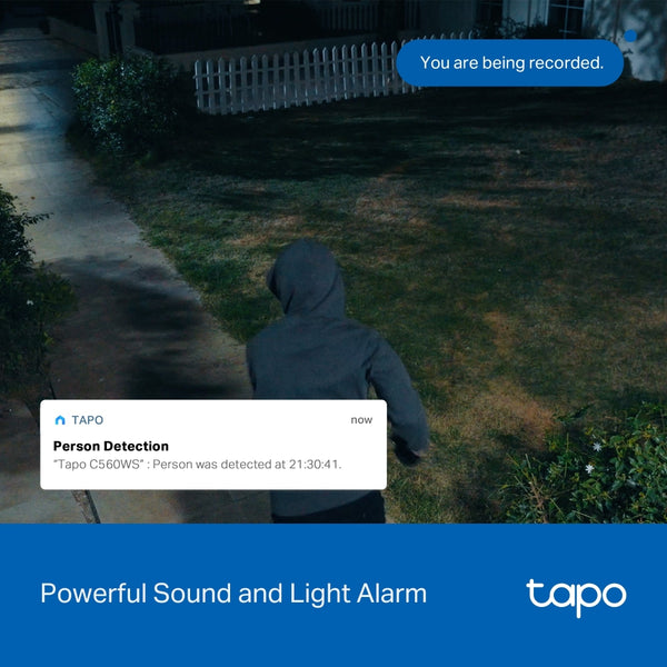 Tapo C560WS 4K Outdoor Wired Security Camera with Pan/Tilt/Zoom