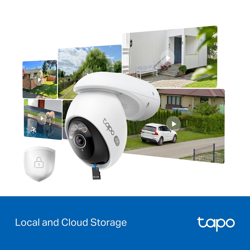 Tapo C560WS 4K Outdoor Wired Security Camera with Pan/Tilt/Zoom