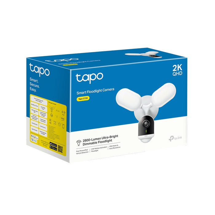 Tapo C720 Floodlight Camera | Smart & Wired Floodlight Cam