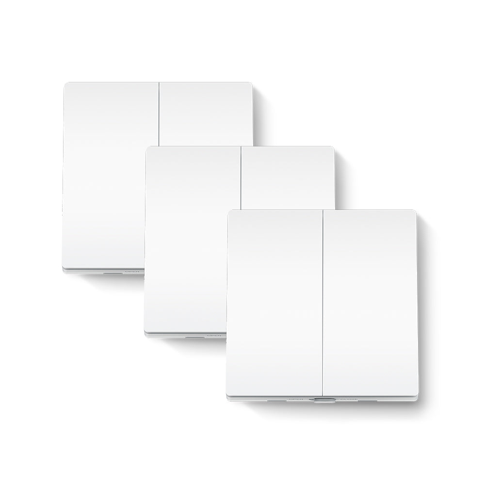 Tapo S220 Triple Pack Smart Light Switch, 2-Gang 1-Way – TP-Link UK